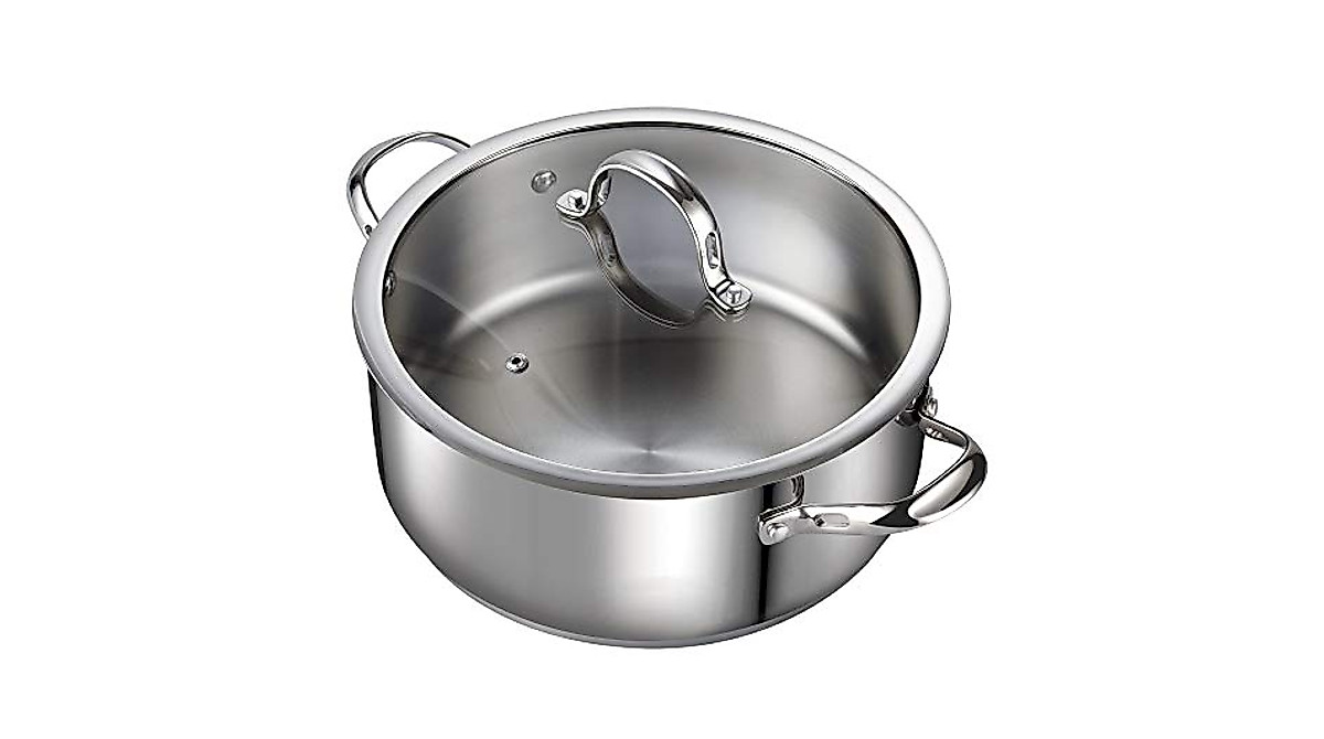 Cooks Standard 7-Quart Dutch Oven | Premium Stainless Steel