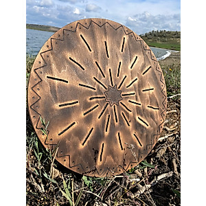 Sound Healing Tool "Water-Fall Disk" 20 inch | Meditative Water Sound | Wooden Ocean Drum | Relaxing Sound for Meditation | Rain Drum for Sound Bath