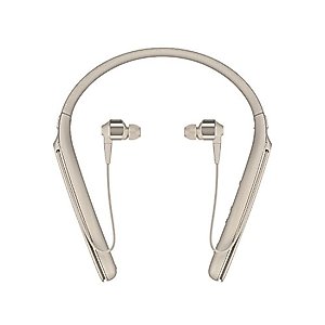 Sony Premium Noise Cancelling Wireless Behind-Neck in Ear Headphones - Gold (WI1000X/N)