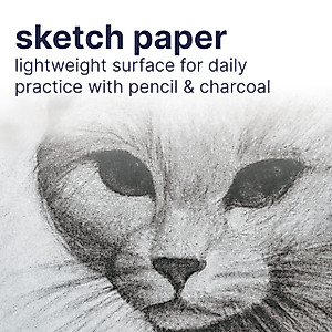 Strathmore (25-508 STR-025-508 100 Sheet Sketch Pad, 8.875 by 11", 8.5"x11", White