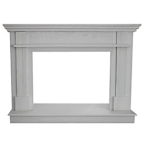 Ashley Hearth AG34MK-W White Mantel Kit for AGVF340 Stove
