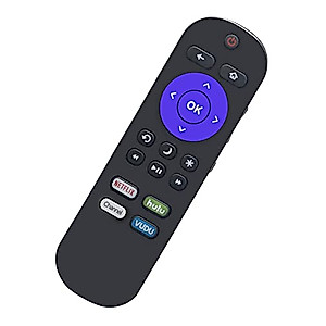 Remote Compatible with All Hisense Roku TV, Universal for Hisense Smart Built-in Roku TV Remote Control with Netflix, Hulu, and VUDU