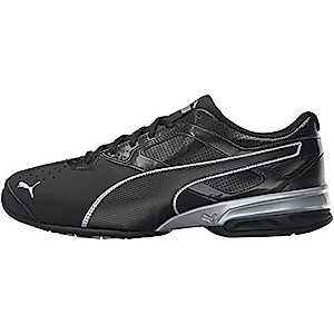 PUMA Men's Tazon 6 FM Puma Black/ Puma Silver Running Shoe - 14 D(M) US