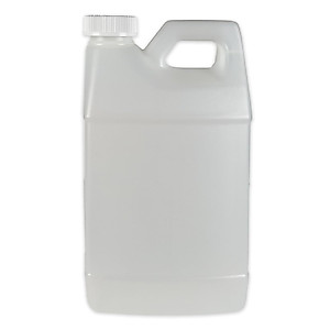 Pinnacle Mercantile Premium F-Style Bottles Set - Leak-Proof Design, Durable HDPE Plastic, Ideal for Chemicals, Oils, and Liquids 64oz pack of 3