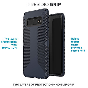 Speck Products Presidio Pro Samsung S10 Case, Eclipse Blue/Carbon Black