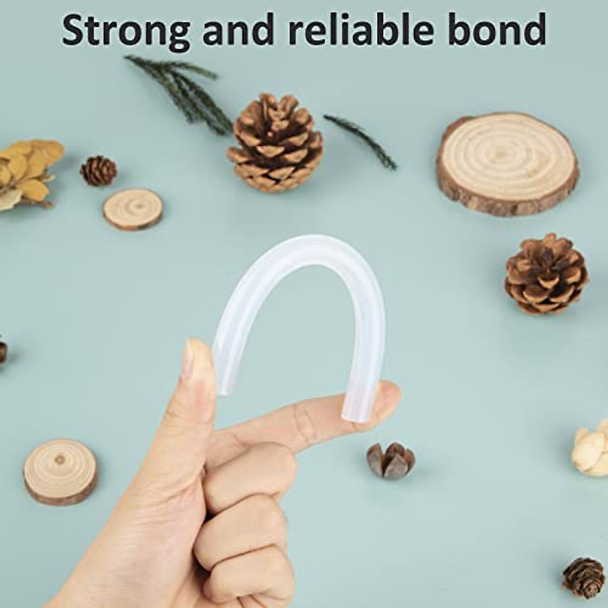 REIDEA Hot Glue Gun Sticks for Full Size Glue Gun, 5.9" Long x .43" Diameter, 10 Count