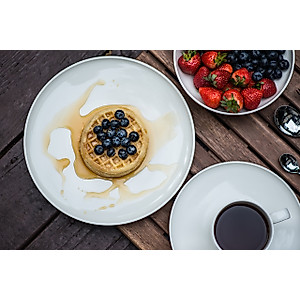 Red Vanilla Everytime White Large Oval Platter