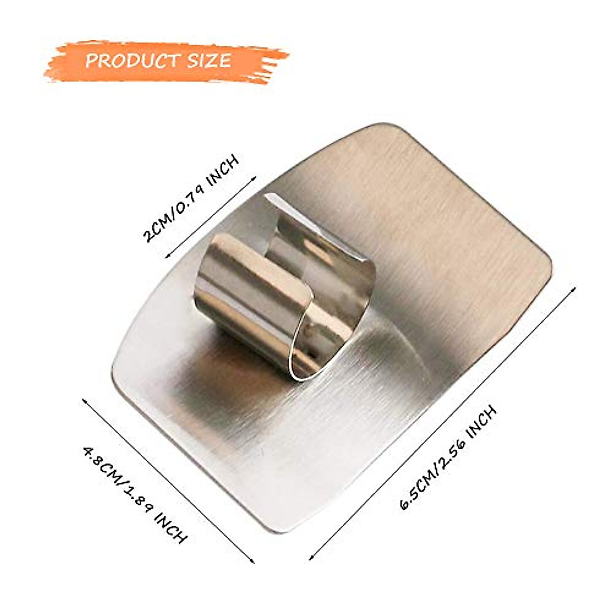 4PCS Stainless Steel Finger Guard£¬Finger Protector Hand Guard Avoid Hurting£¬Safe Knives Guard Chop Safe Slice Kitchen Tool for Dicing and Slicing in Kitchens