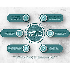 AKTI Premium 8 Piece Bathroom Towel Set, 2 Bath Towel 2 Hand Towel 4 Wash Cloth Bathroom Set, 100% Cotton Bathroom Towels with 580 GSM, Extra Absorbent & Quick Drying Towels for Bathroom