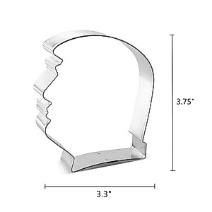 Metal Cookie Cutter Mold Stainless Steel USA Shaper Mould Decor, American Home Kitchen Dining DIY Party Supplies Patriotic Baking Shape Tool Bakeware Stuff Accessory Sign for Biscuit Pancake Chocolate