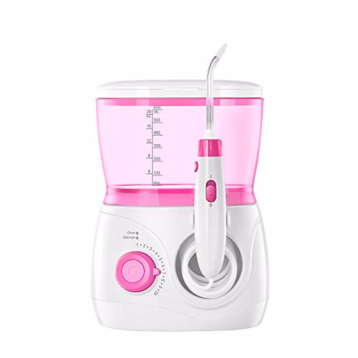 ToiletTree Products Children's Countertop Water Flosser – Portable Oral Irrigator for Kids - Electric Dental Water Flossing Tool with 600ML Water Tank & Free 2 Soft Tips – Suitable for Travel & Home