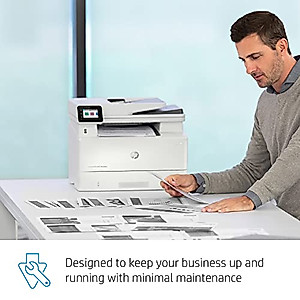 HP Laserjet Pro M428dw Wireless Multifunction Laser Printer with Simple Setup & Security Features (W1A28A)