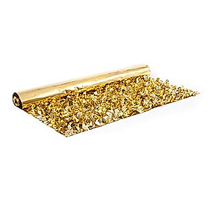 Anderson's Gold Metallic Floral Sheeting, 36 Inches x 36 Inches, Parade Float Decorations For Trailer, Party Decorations