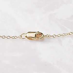 Ross-Simons 14kt Gold Bezel-Set Diamond Station Necklace