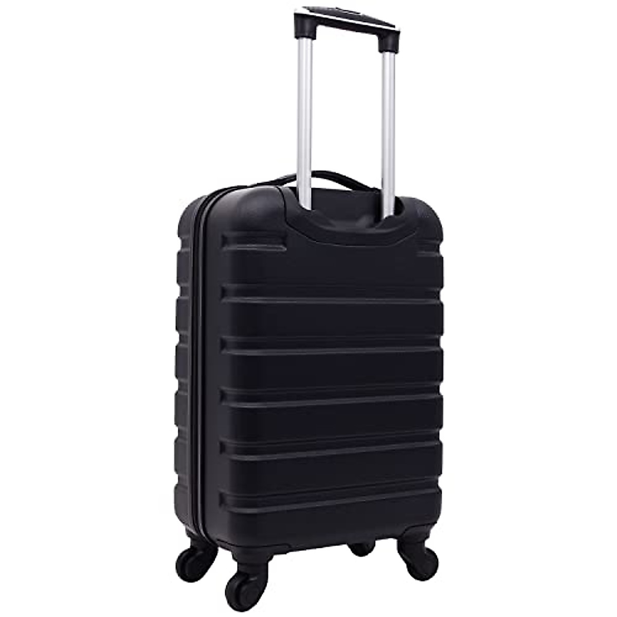 Wrangler Hardside Spinner Luggage, Black, Carry-On 20-Inch