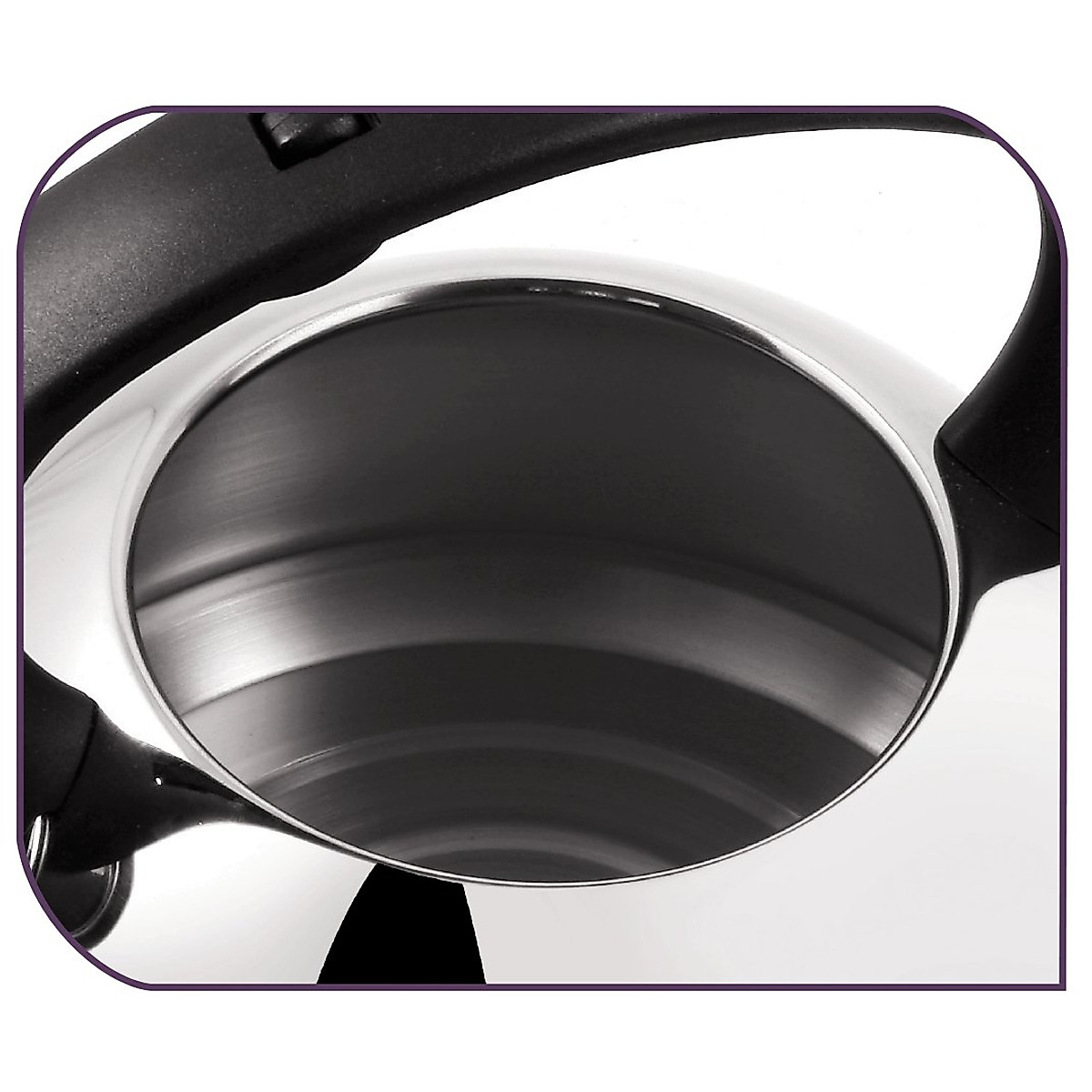 T-fal Specialty Stainless Steel Tea Kettle 3 Quart Cookware, Pots and Pans, Dishwasher Safe Silver