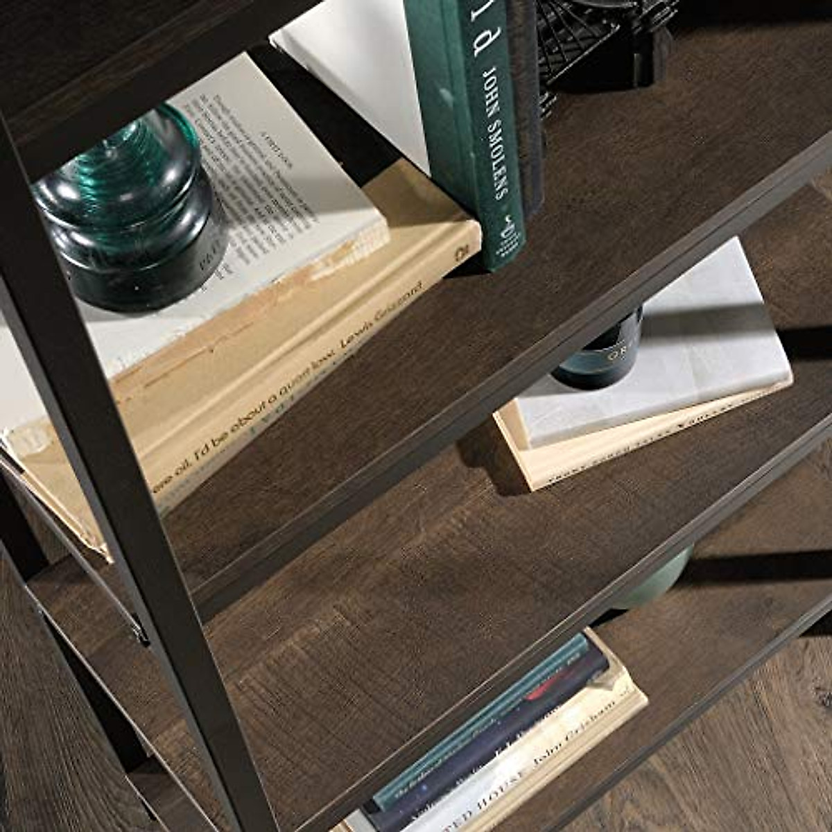 Sauder North Avenue Bookcase, Smoked Oak finish