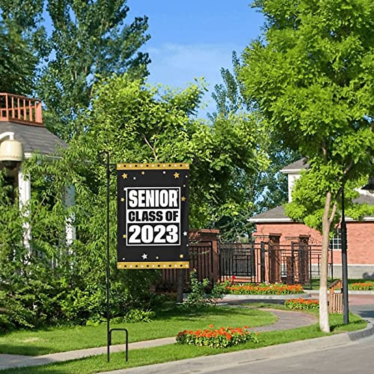 Senior 2023 Flag Senior Class Of 2023 Flag, Senior Class Of 2023 Garden Flag Funny Garden Flag 12x18 Double Sided House Flag For Yard