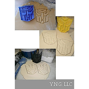 INSPIRED BY TRANSFORMERS THEME SET OF 3 COOKIE CUTTERS MADE IN USA PR1004