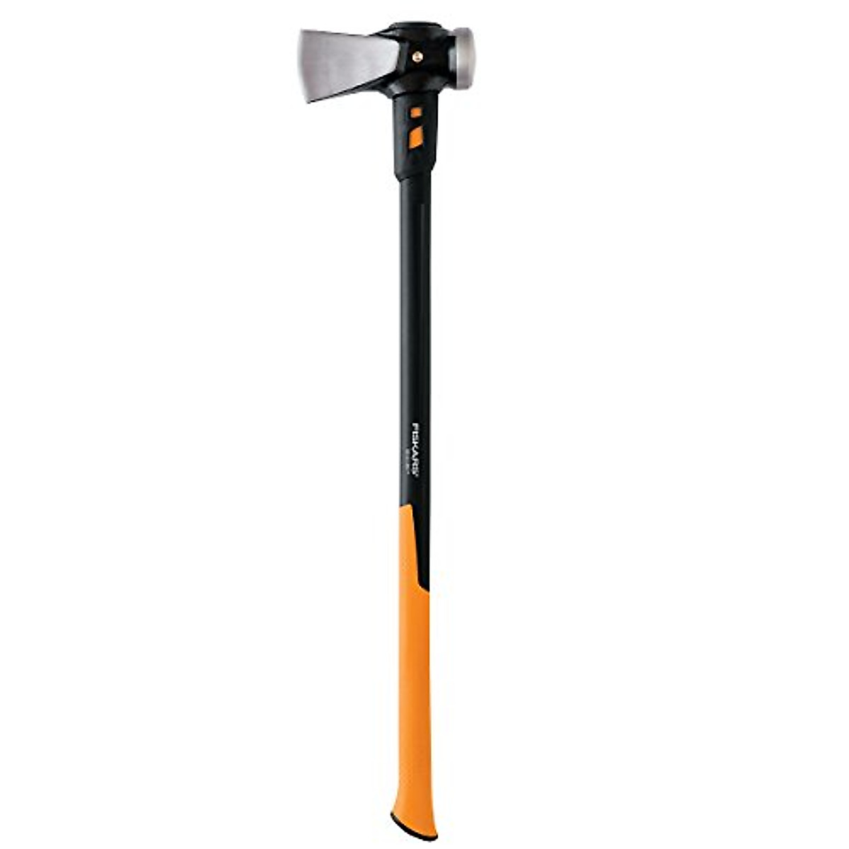 Fiskars Pro IsoCore 8lb. Wood Splitting Maul - 36" Shock Control SoftGrip Handle - Wood Splitter Tool and Maul for Splitting Wedge - Black/Orange