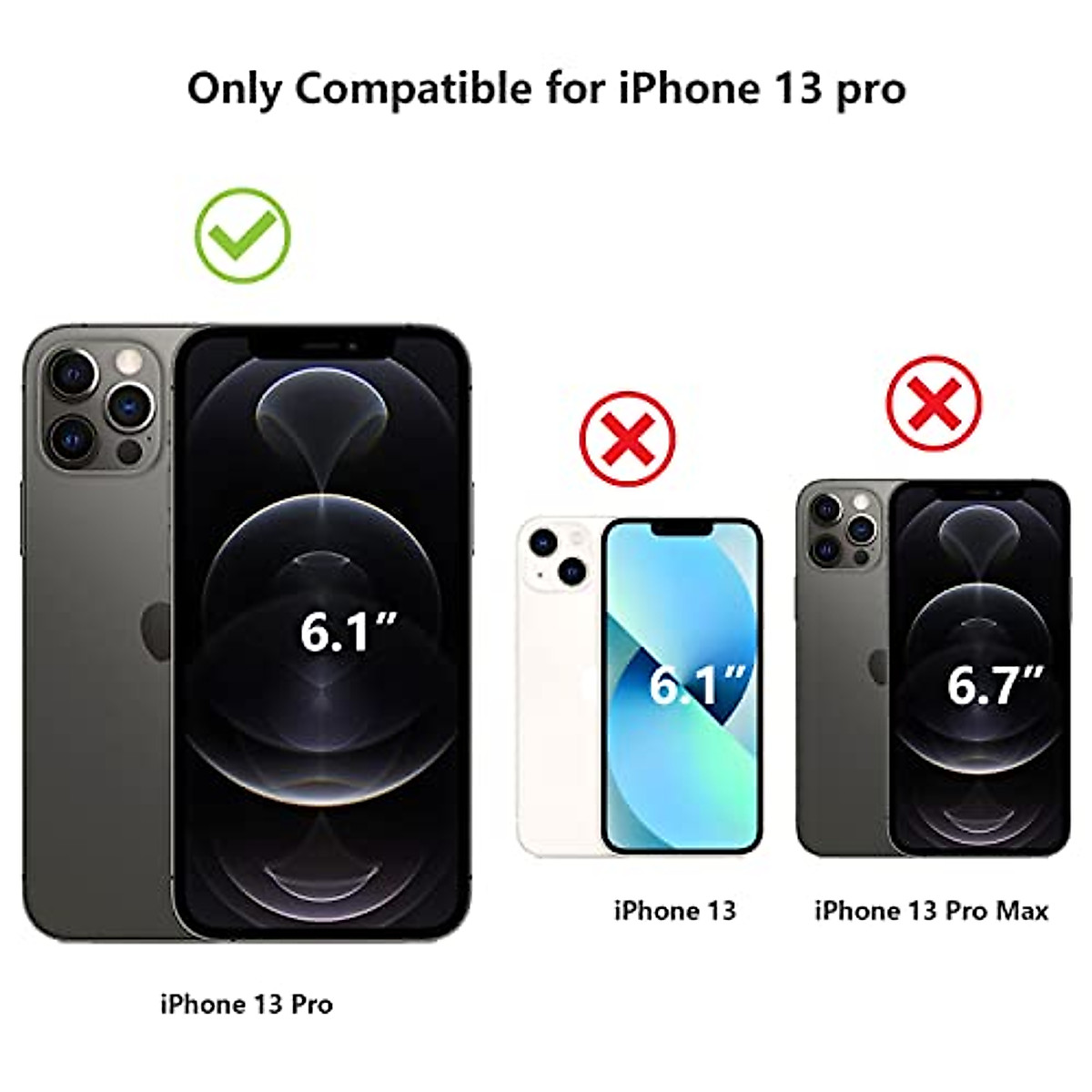 ZTOFERA Crossbody Case for iPhone13 Pro,iPhone13 Pro with Lanyard Strap Protective Case Adjustable Neck Rope Liquid Silicone Soft Cover for iPhone13 Pro 6.1 Inch,Brown