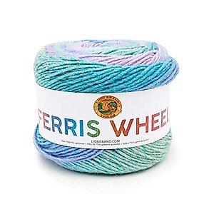 (1 Skein) Lion Brand Yarn Ferris Wheel Yarn, Cotton Candy