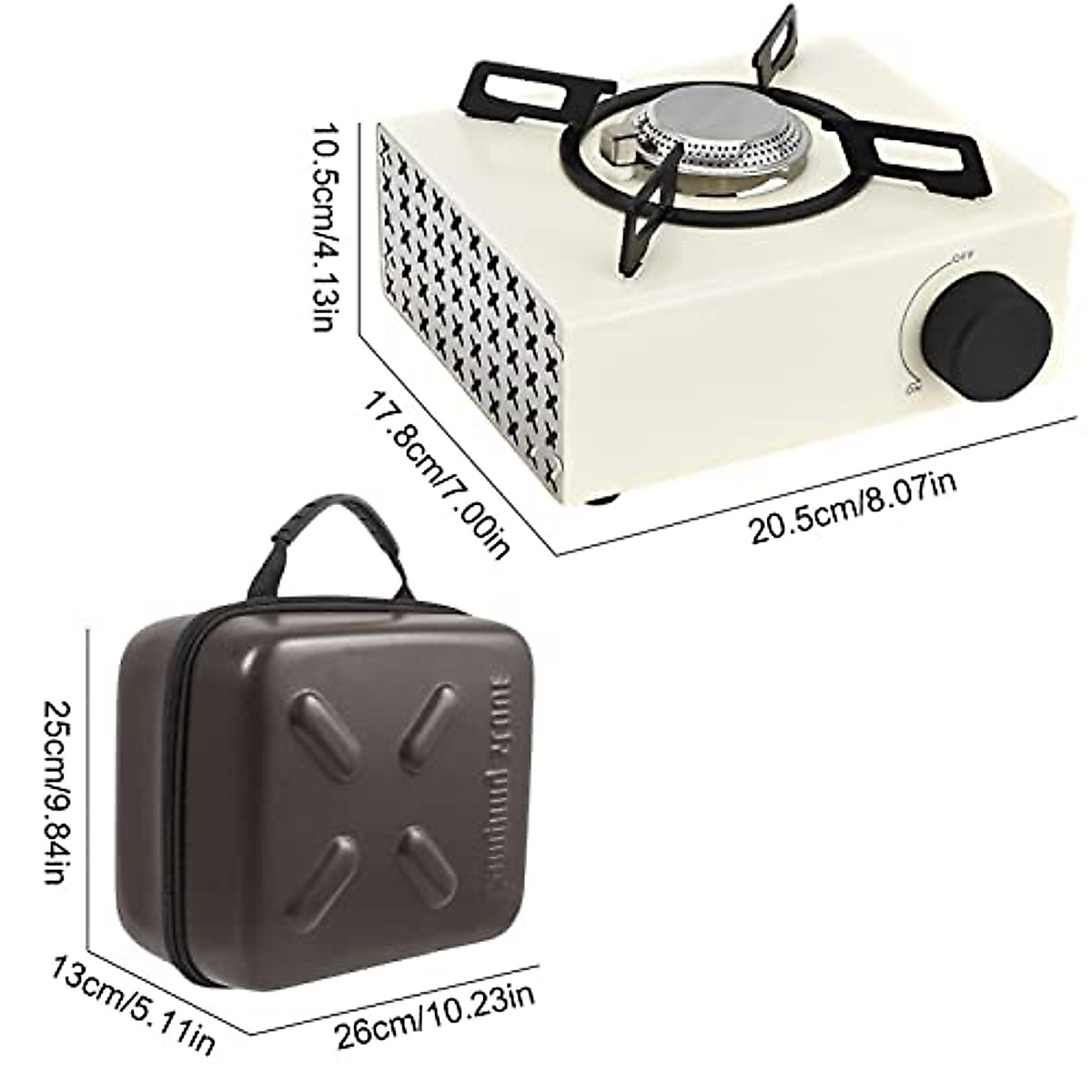 Camping Burner Stove, Single Burner Stove, Portable Cassette Stove With Magnetic Suction Tank, Camping And Backpacking Essentials, Cassette Burner For Picnic Camping Parties