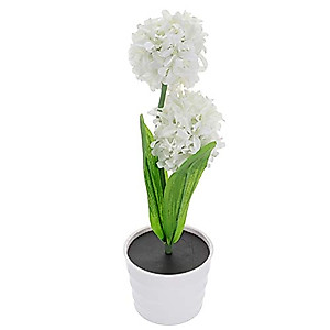 IMIKEYA Solar Power Stake Light Solar Garden Lights with Potted Flower Design LED Landscape Lighting Decorative Lighting for Walkway Patio Yard Garden Home Decoration