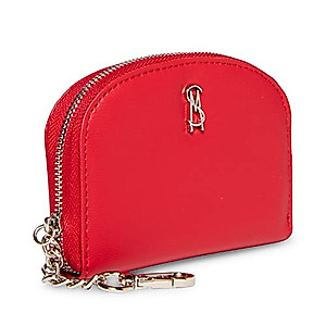 Steve Madden JADEZ Dome Zipper Pouch, Red Patent