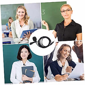 ERINGOGO Lavalier Microphone Mini USB Microphone Wireless Lavalier Mic Lapel Microphone Omnidirectional Lavalier Mic Omnidirectional Microphone Collar Clip Microphone USB-c Microphone TPE