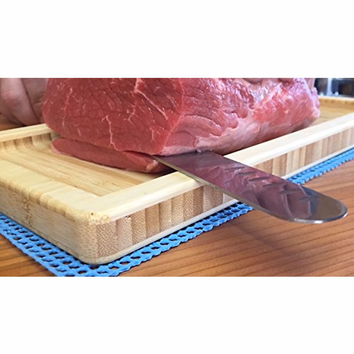 Professional Meat Cutting Knife - the Ultimate 100% Steel Slicing Knife - Slice Meat Like the Pros (10")