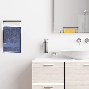 LRUUIDDE Bathroom Hand Towels 2 Set,Cotton Hand Towel for Bath, Hand, Face, Kitchen, Super Soft, Highly Absorbent, Machine Washable, Size 14" x 30" (Blue)…