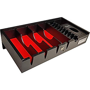 Vincent Countertop Tray Station Organizer 6 (Black)