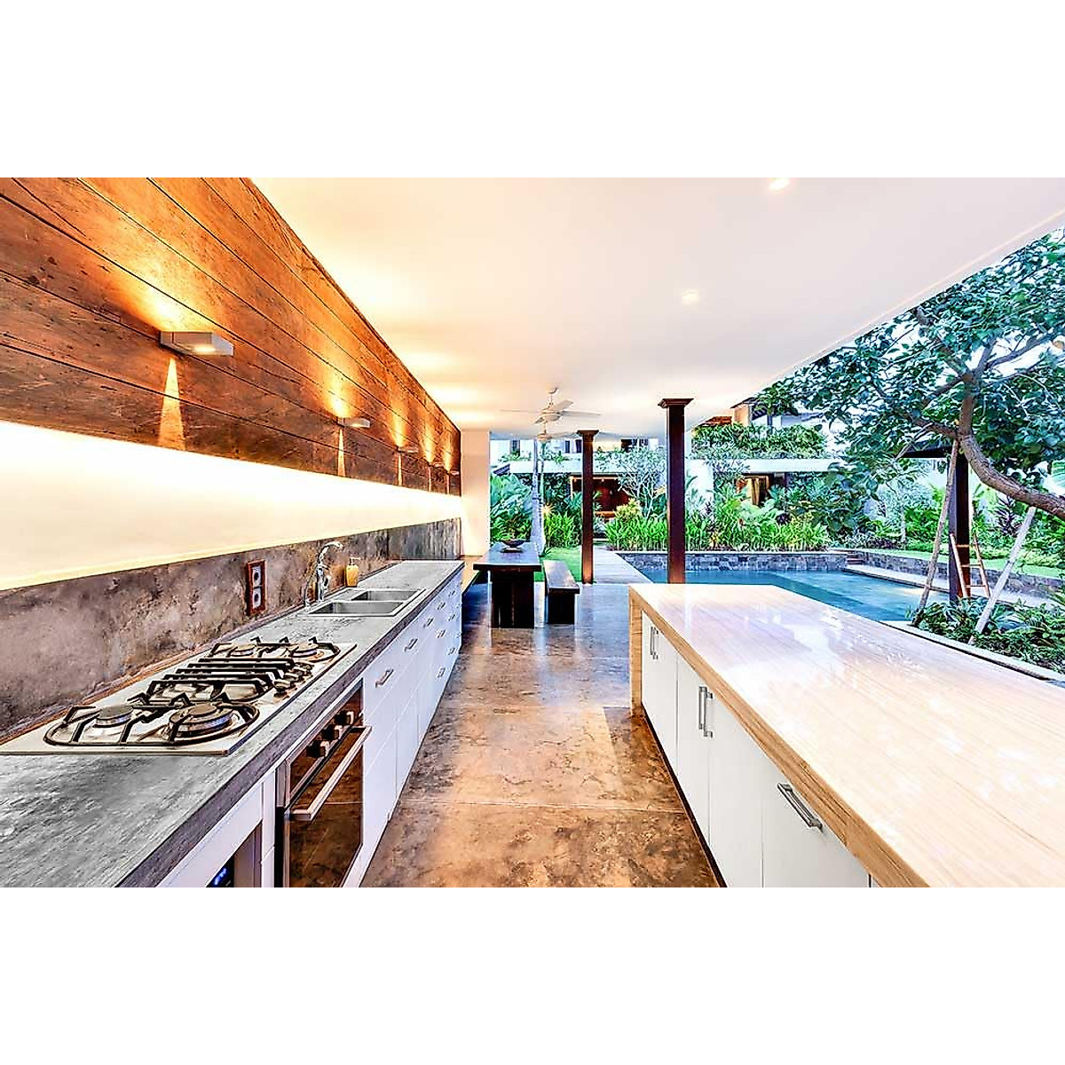 Armor AR500 High Gloss Wet Look Concrete Sealer 5 Gallon - Professional Grade Color Enhancing Solvent Based Acrylic Sealer for Exterior Concrete and Pavers - 700 VOC