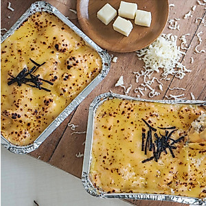 FUNSTITUTION Full Size Large Aluminum Foil Pans (20 Pack) - Full Size Large 21x13 Tin Foil Pans with High Heat Conductivity - Disposable Cookware For Baking, Grilling, Cooking, Storing, Prepping