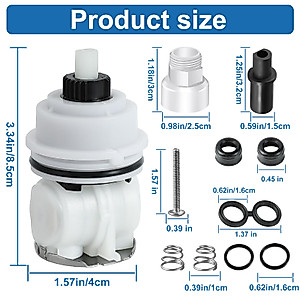 RP32104 Shower Cartridge, Compatible with Delta Monitor 1700 series (1998-2005) Cartridge, for delta Monitor Shower Cartridge for Tub/Shower Faucet Valve