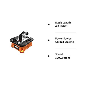 Worx WX572L 5.5 Amp BladeRunner Portable Electric Table Top Saw