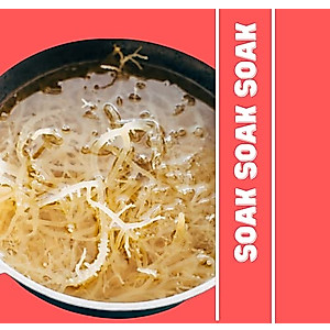 EDA Organics Raw St Lucia Sea Moss Bulk Bag - Raised by Hand on Clean Caribbean Coastlines - Harvested by local St Lucian Farmers - Makes over 180oz+ of Seamoss Gel (13 Jars!) - An authentic Dr Sebi Superfood (8oz BULK Bag)