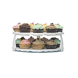 Progressive International BCC-1AZ Carrier, 24 Cupcakes, 2 Layer, Red