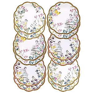 Talking Tables Truly Fairy Paper Plate with Fairy Design for a Tea Party or Birthday, Multicolor (1)