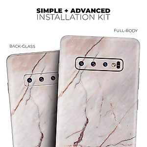 DesignSkinz Slate Marble Surface V11 Protective Vinyl Decal Wrap Skin Cover Compatible with The Samsung Galaxy S20 (Screen Trim & Back Glass Skin)