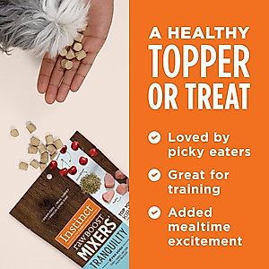 Instinct Raw Boost Mixers, Freeze Dried Dog Food Topper with Functional Ingredients, Grain Free, Real Turkey - Tranquility, 5.5 oz. Bag