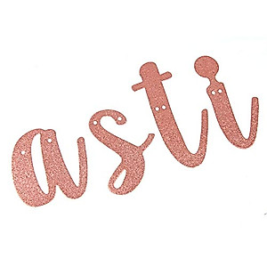 Rose Gold Glitter It's A Girl Banner, Baby Shower Baby Girl Party Pregnant AF Baby 1st 2nd Birthday Party Decorations Party Supplies