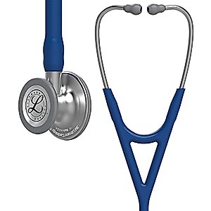 3M Littmann Cardiology IV Diagnostic Stethoscope, 6154, More Than 2X as Loud*, Weighs Less**, Stainless Steel Chestpiece, 27" Navy Blue Tube