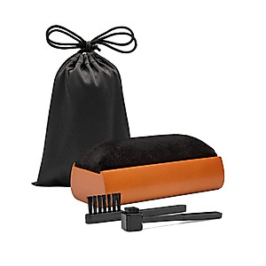 Knox Gear Vinyl Record Cleaner - Vinyl Record Cleaning Kit with Record Cleaning Solution, Anti Static Vinyl Record Brush, Stylus Brush for Record Needles, Small Pad Vinyl Brush - Turntable Accessories