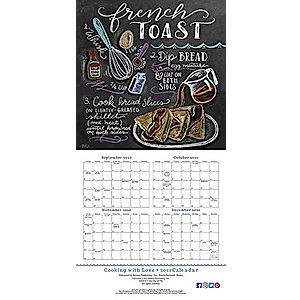 2021 Cooking with Love Provides Food for the Soul 16-Month Wall Calendar
