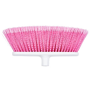 Soft Sweep Broom Heads Only (1 Fuchsia/1 Violet/1 Yellow, 3 Heads Total)