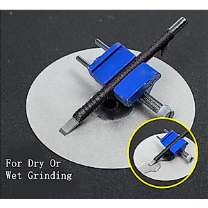 Diamond Flat Lap Disc Set 10 PCS, ENLAYER 4Inch Diamond Polishing Disc 80/100/200/400/600/800/1000/1500/2500/3000 Grit Wheel Lapping Grinding Disc Tool for Cutting or Sanding Stone and Glass