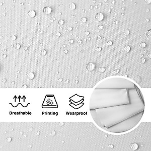 Panda Fabric by The Yard, Kawaii Cute Panda Decorative Fabric for Quilting Sewing, Black White Panda Upholstery Fabric, Cartoon Giant Panda Fabric for Kids Clothing DIY, 2 Yards, Black White