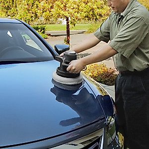 Wagan EL2078 10-Inch Euro Waxer Orbital Buffer 3500rpm 10 ElectricCar Buffer Polisher Waxer Machine Ergonomic Handle Design Wool Pads for Car Buffers and Polishers